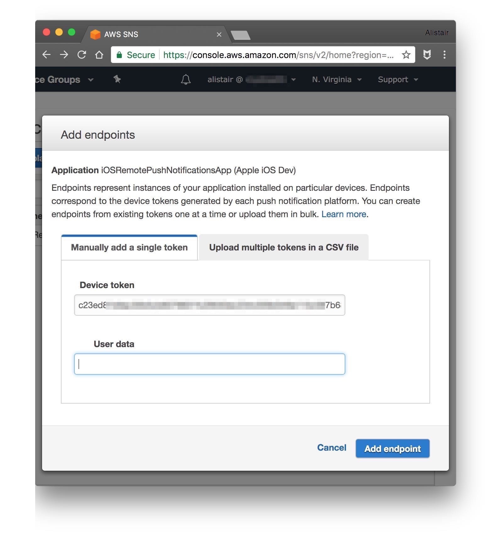 Setting Up Amazon SNS & Apache Cordova for Push Notifications