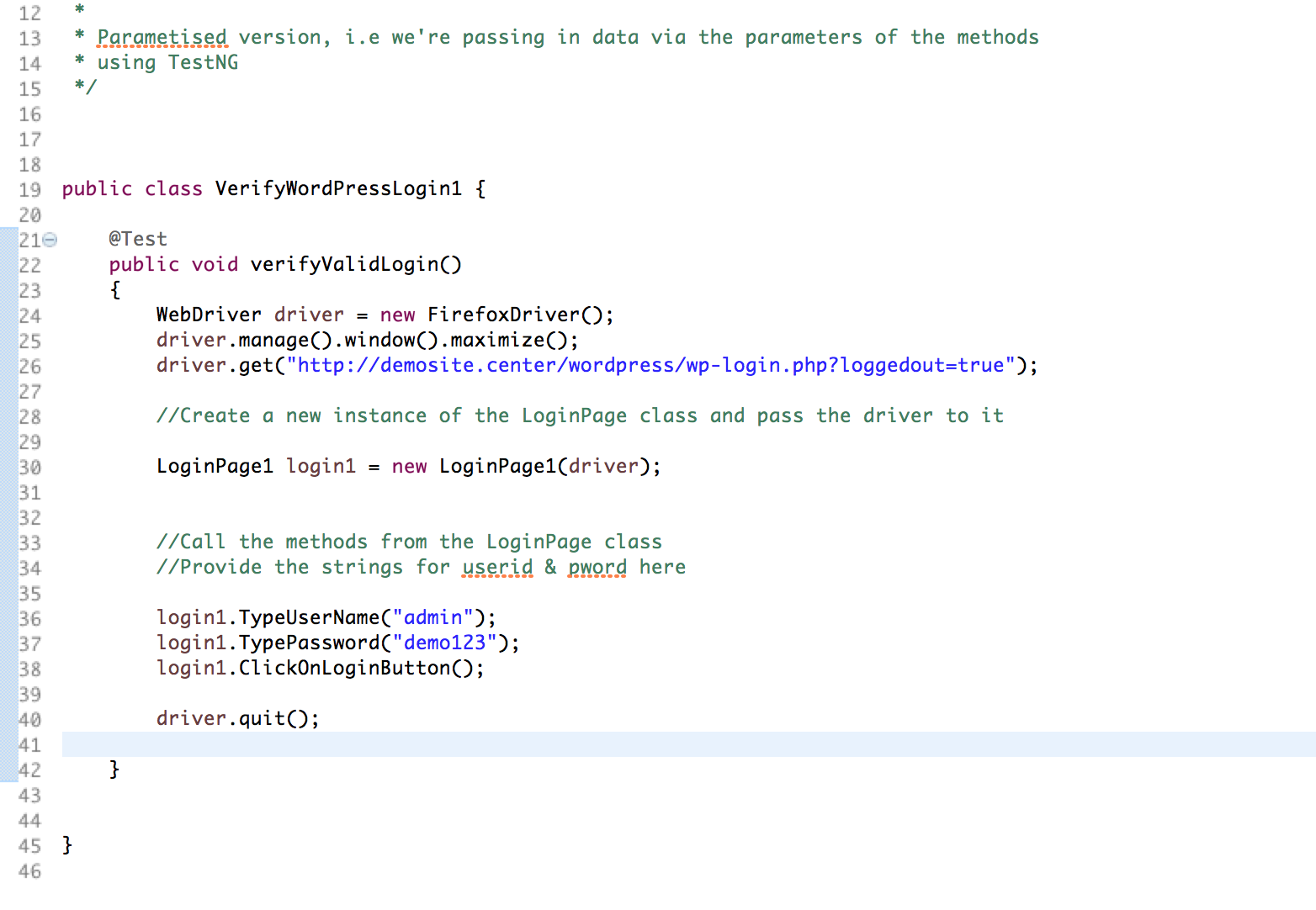 Page Object Model using Selenium and Java - Sue Wild - Medium