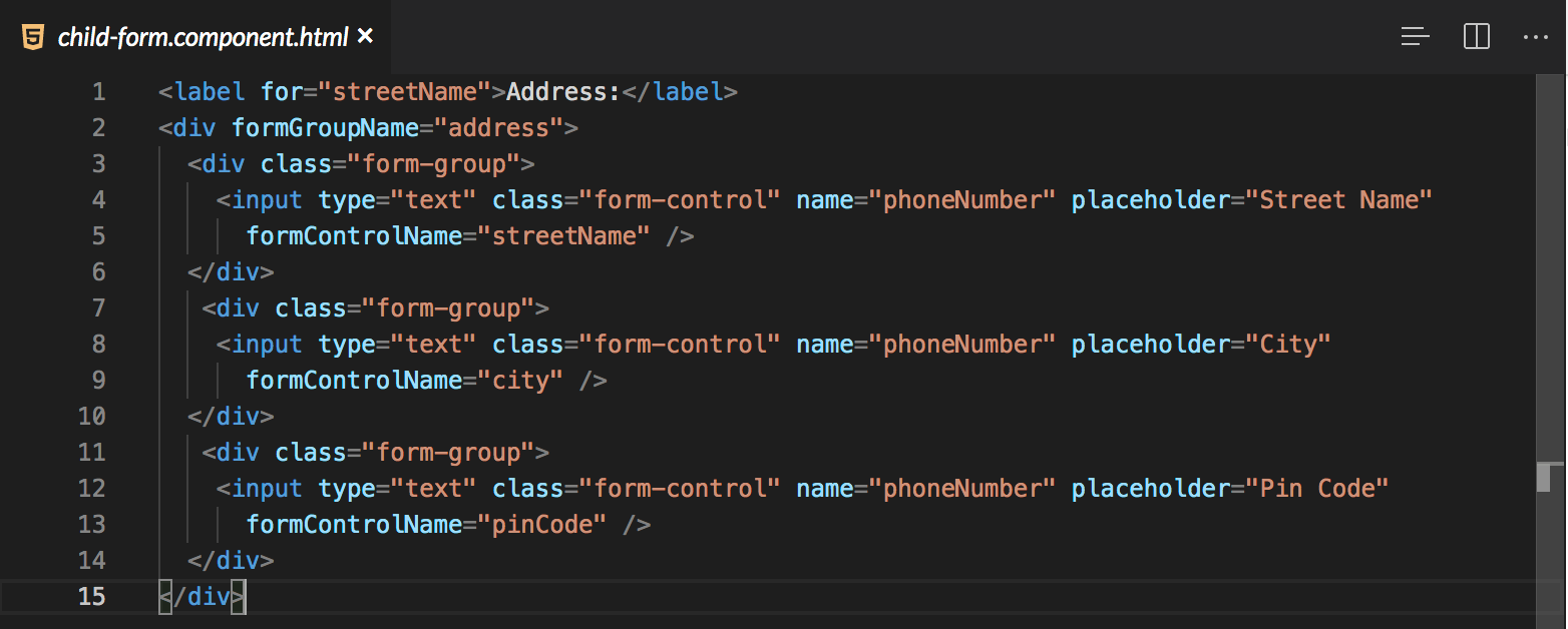 Nested Reactive Forms In Angular How To Add Bind An Existing Form
