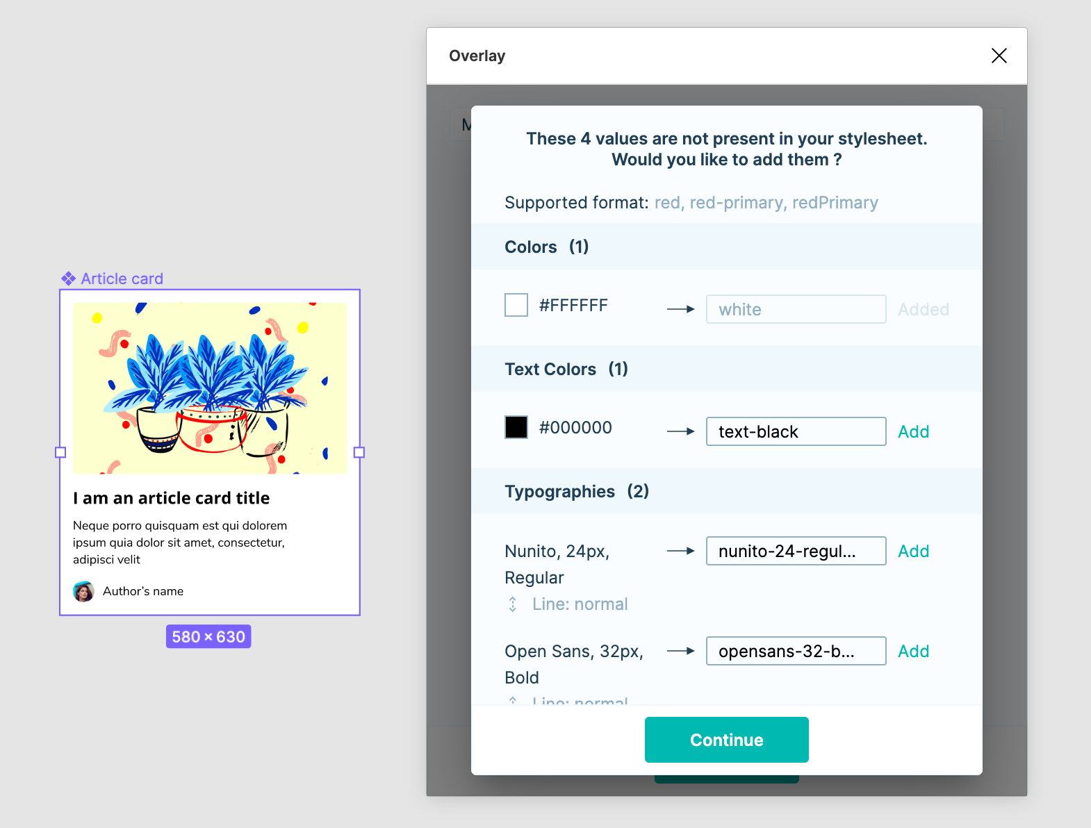 How to create a card component from Figma to React or Vue.js with Overlay | by Overlay | Overlay ...