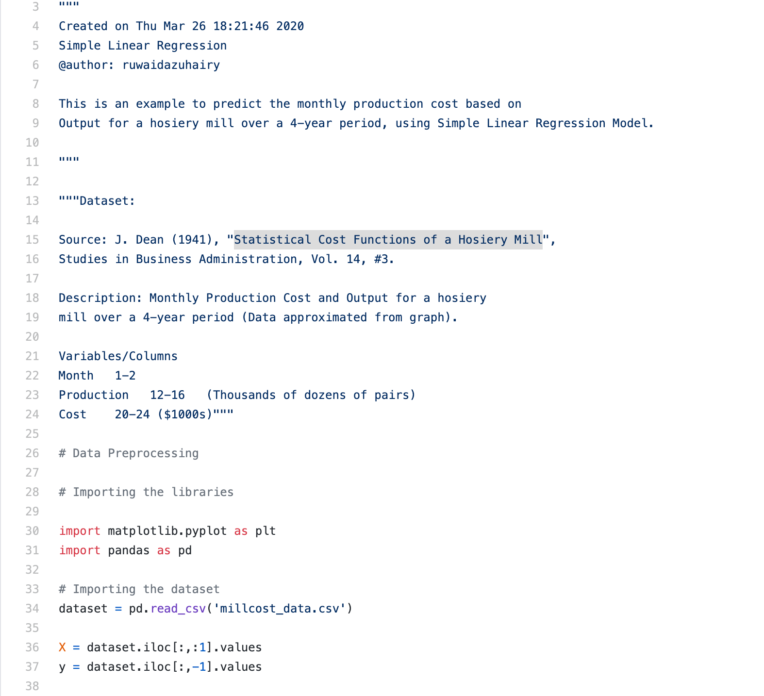 Simple Linear Regression. Regression: | by Ruwaidazuhairy | Medium