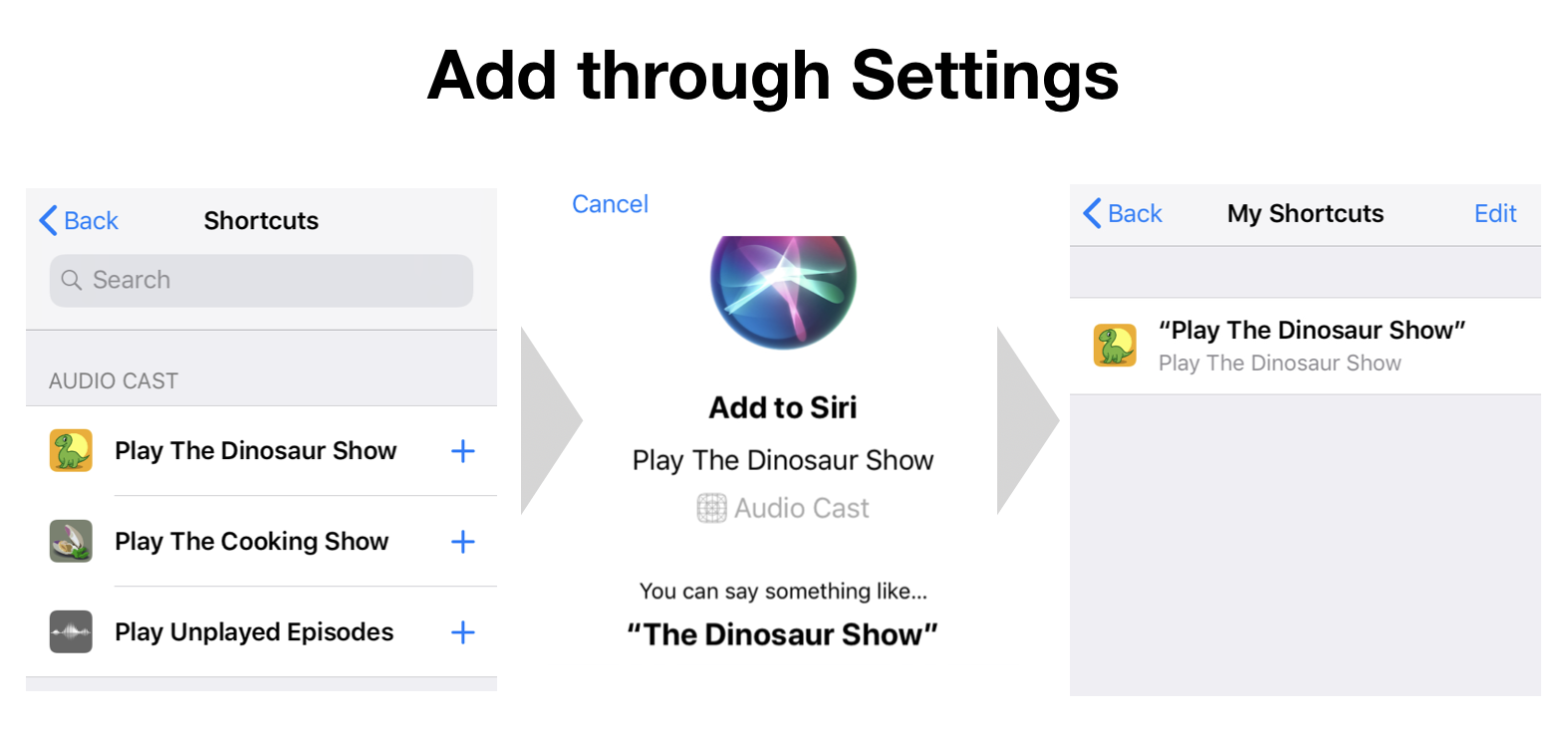 Siri Shortcut: How to add a Siri button - ITNEXT