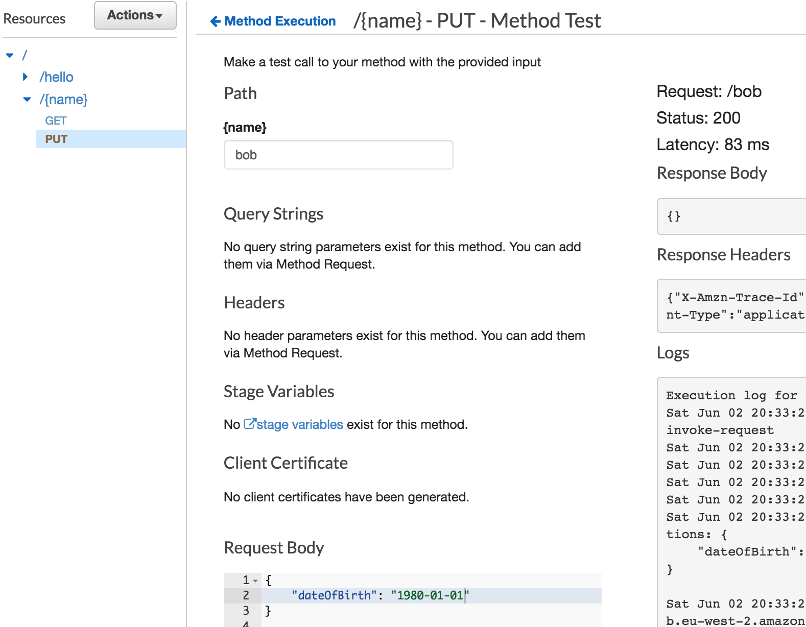 How To Aws Api Gateway Lambdanodejs Function Dynamodb To Putitem And Getitem By