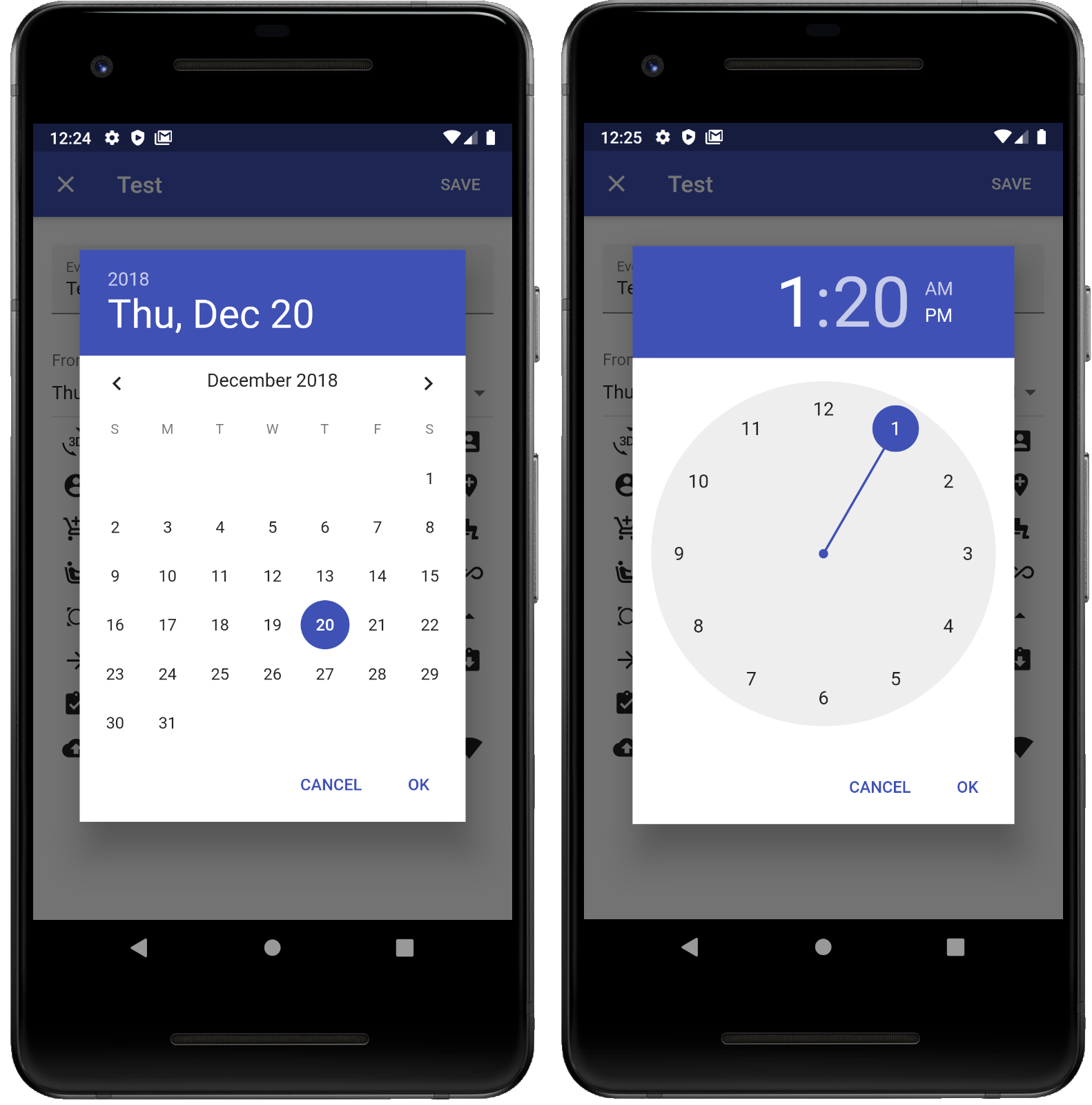 Cupertino DateTime Circular Spinner Picker | Medium