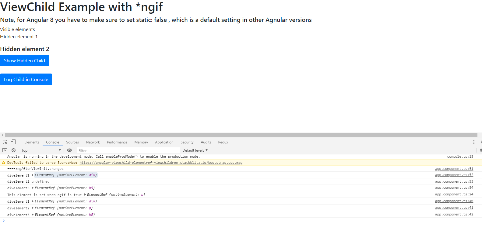 In-depth analysis of ViewChild, ElementRef and ViewChildren in Angular