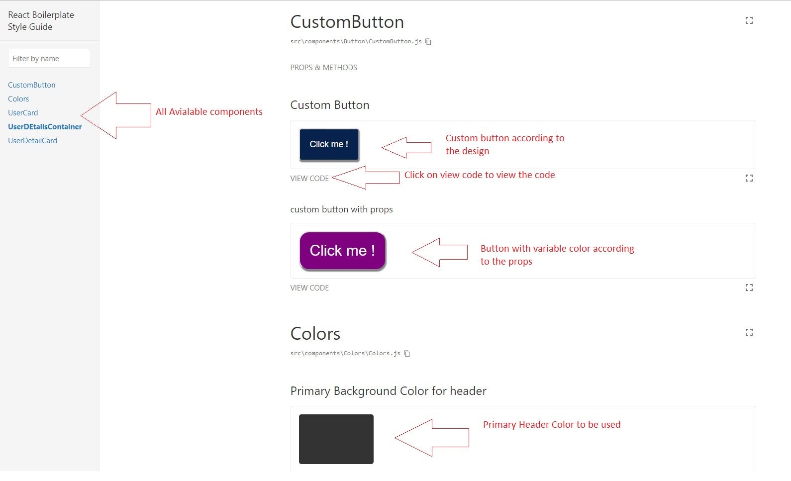 Style guide driven front end development with React Styleguidist | by Jishnu Koottala | Medium