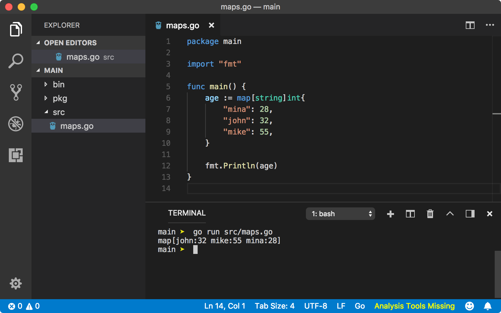 The anatomy of maps in Go. A map is a composite data type that can ...