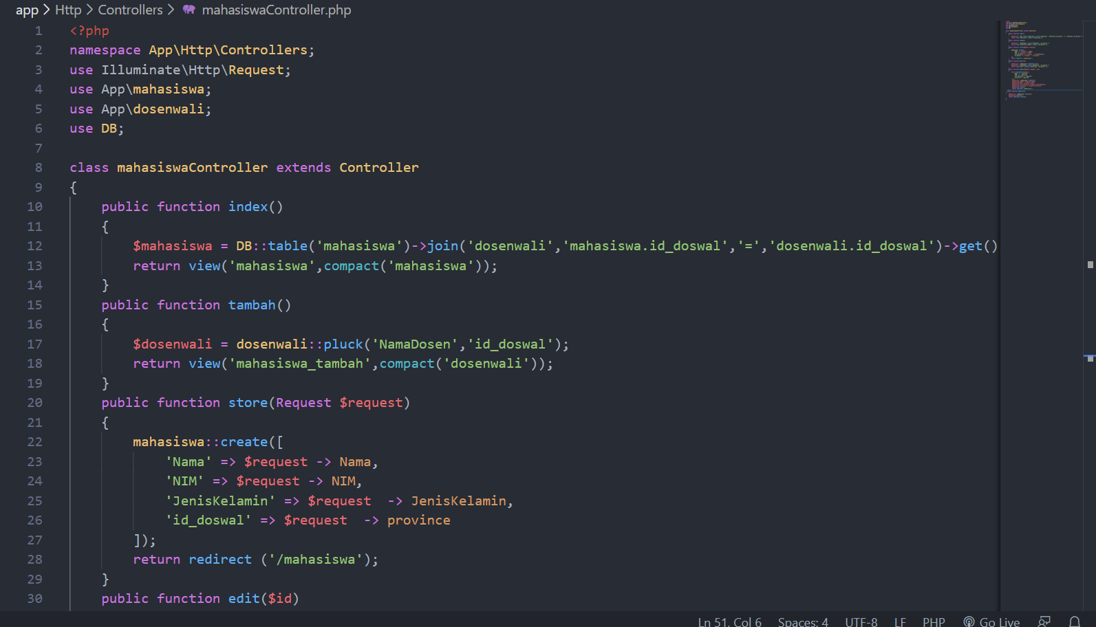 Tutorial CRUD Menggunakan Laravel | by Izzatihusna | Medium Tutorial CRUD Menggunakan Laravel | by Izzatihusna | Medium