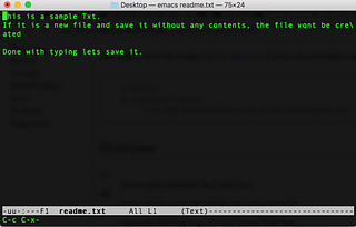Getting Started with emacs. This is a quick guide to get started… | by ...