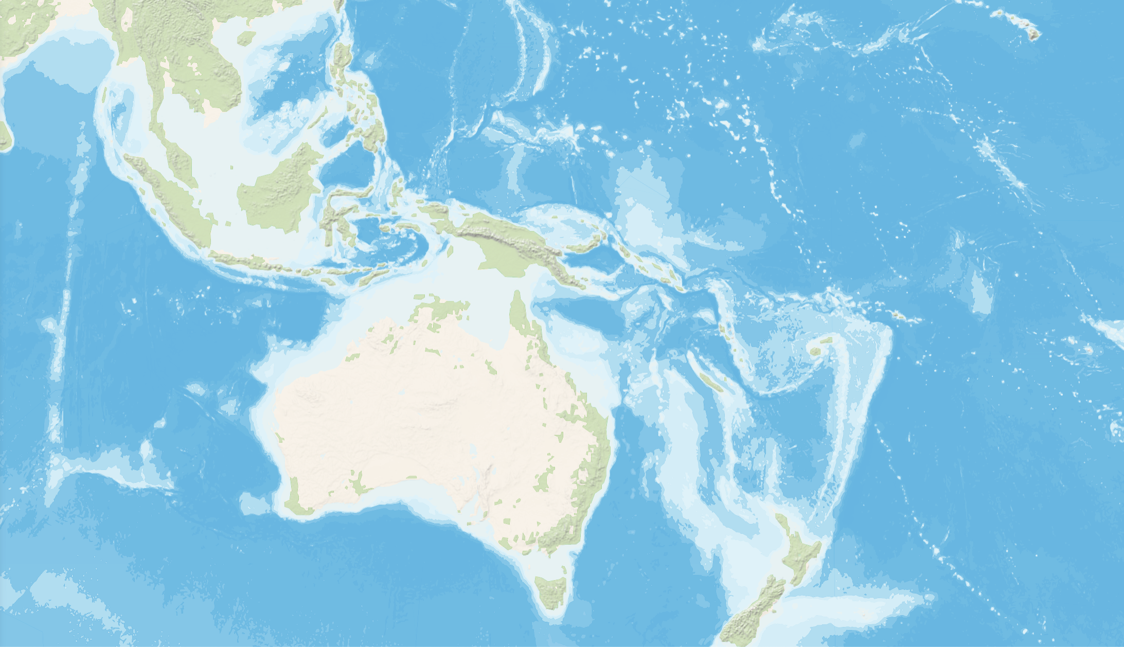 Bubble map style. Styling hypsometry and bathymetry for a… | by Mapbox ...