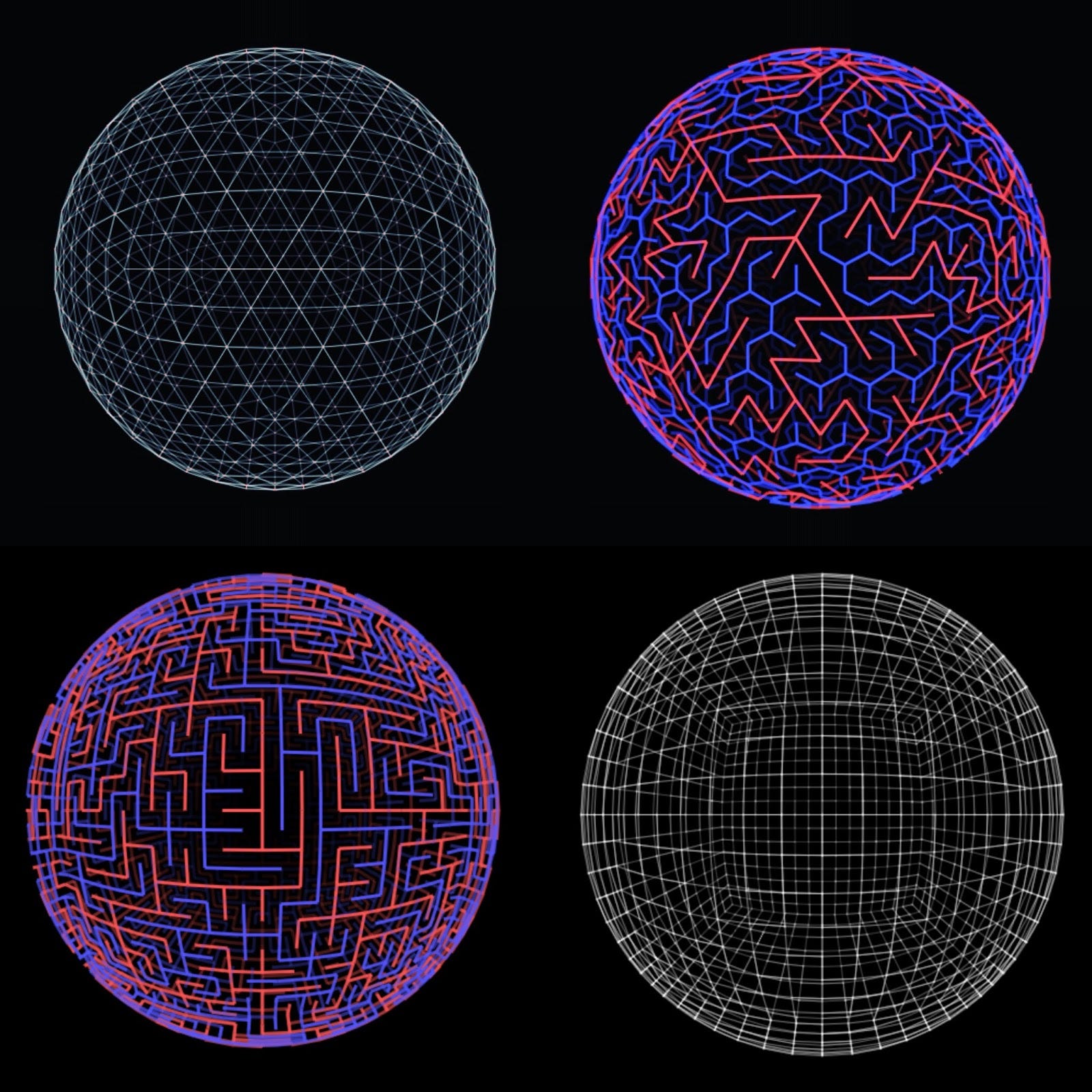Unfolding the Earth: Myriahedral Projections In WebGL