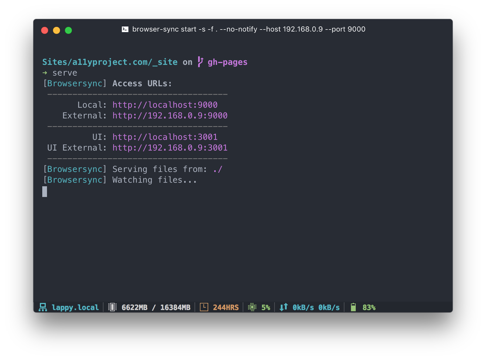 Start a local, live-reload web server with one command | by Scott Vinkle | Medium