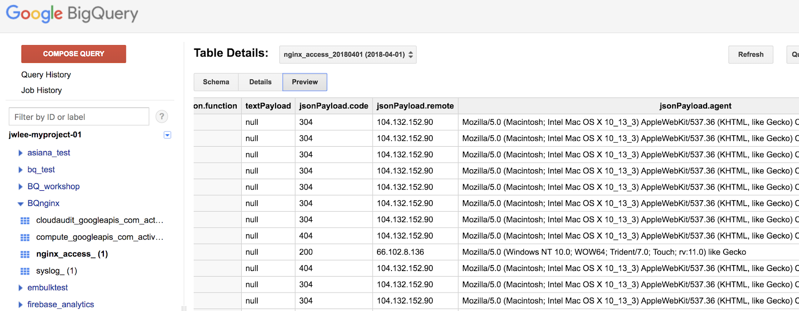 [GCP]Stackdriver logging 과 BigQuery | by 이정운 (Jungwoon Lee) | Medium