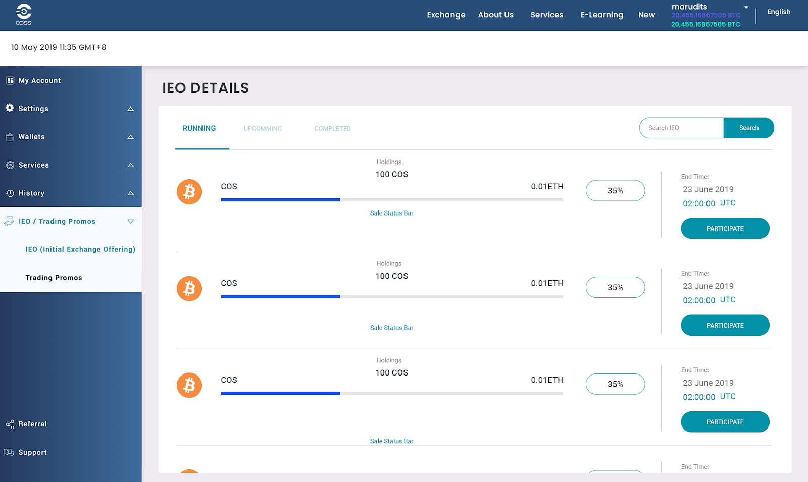COSS exchange launches its IEO platform ‘Liftoff’ — Here’s what to expect