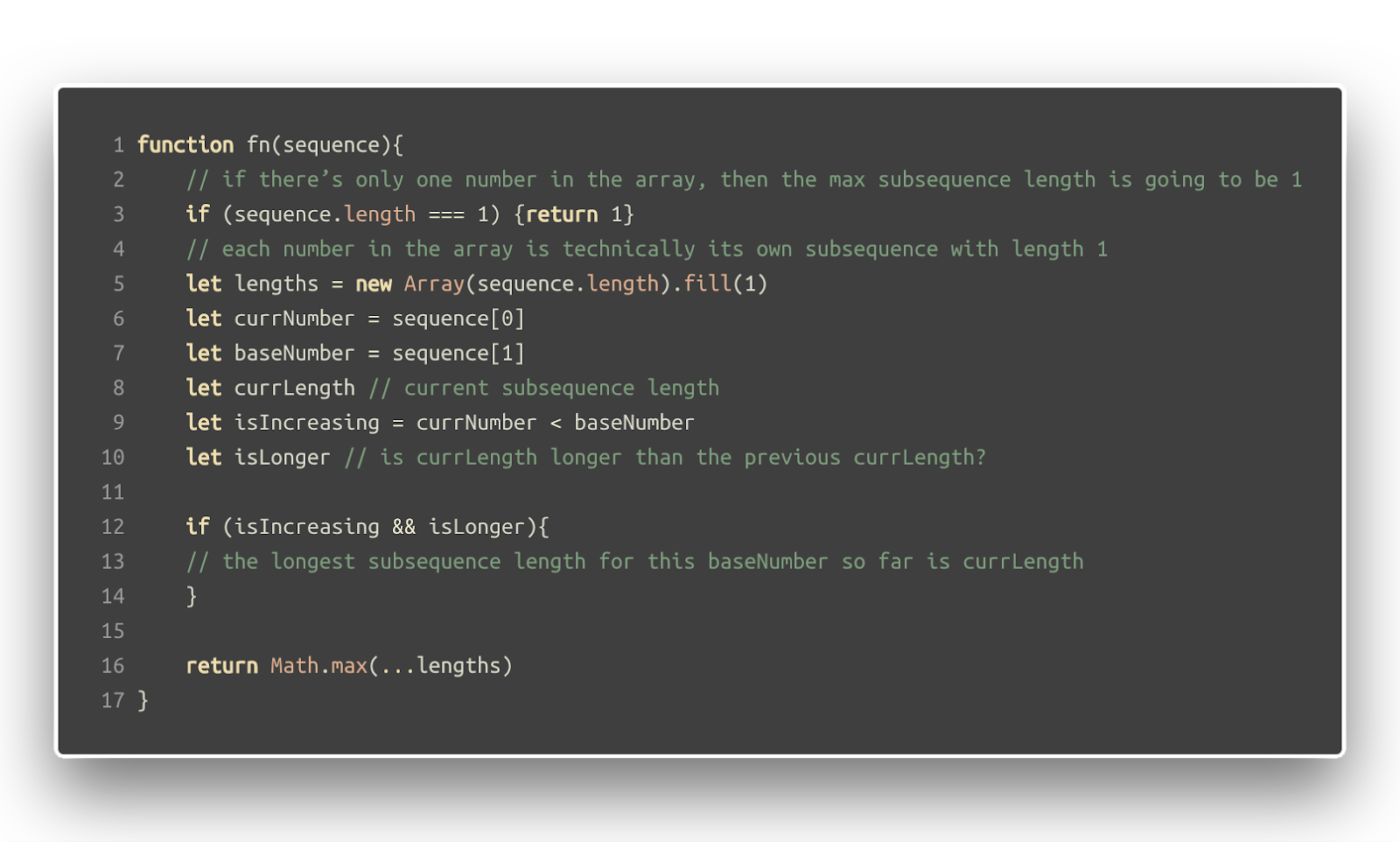 Given an array of integers, find the length of the longest increasing ...
