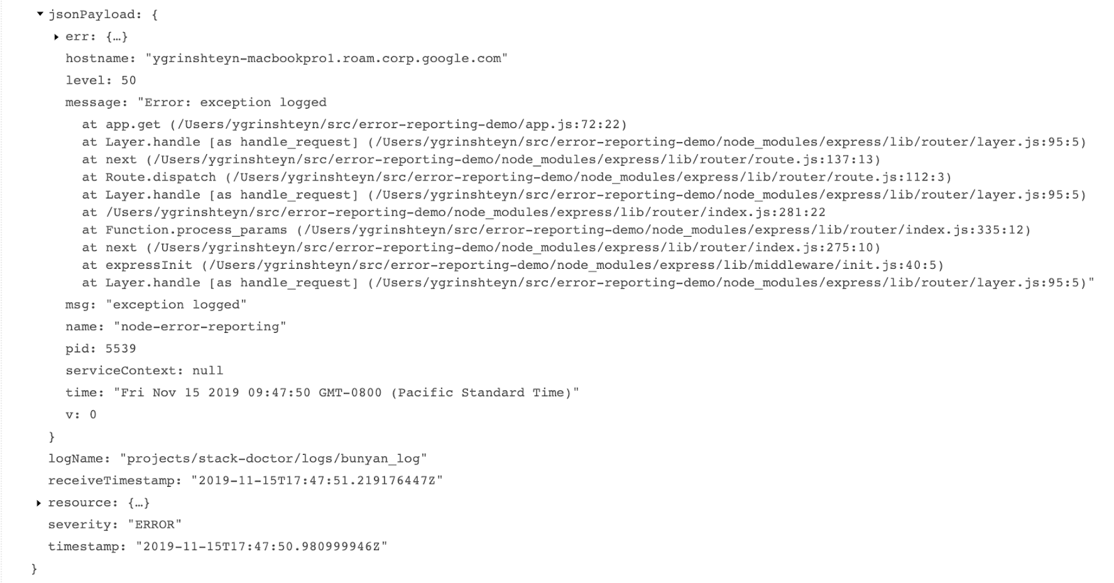 What’s the best way to log errors (in Node.js)? | by Yuri Grinshteyn ...