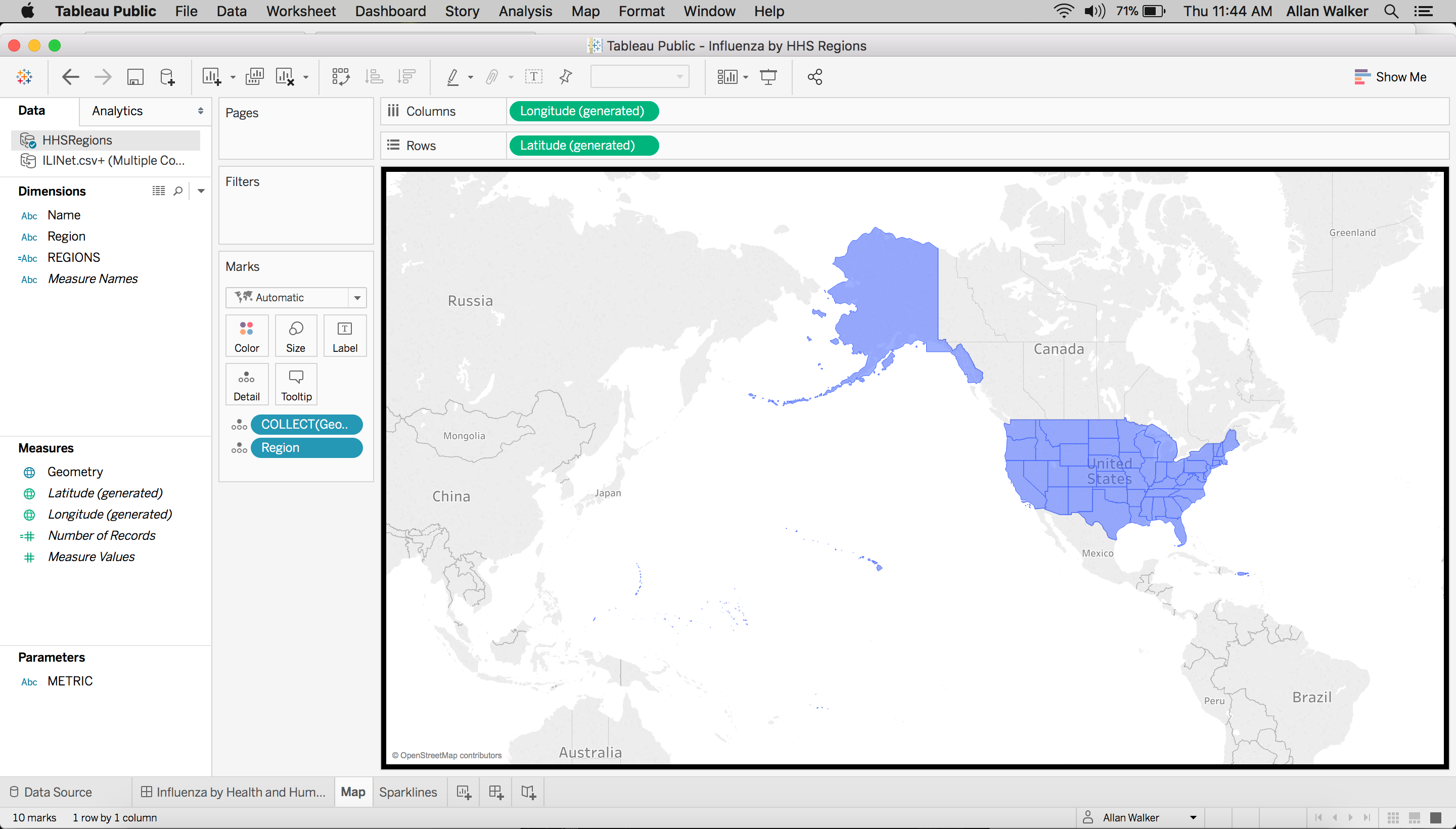 Dashboards for healthcare resource planning with Mapbox, Tableau, and ...