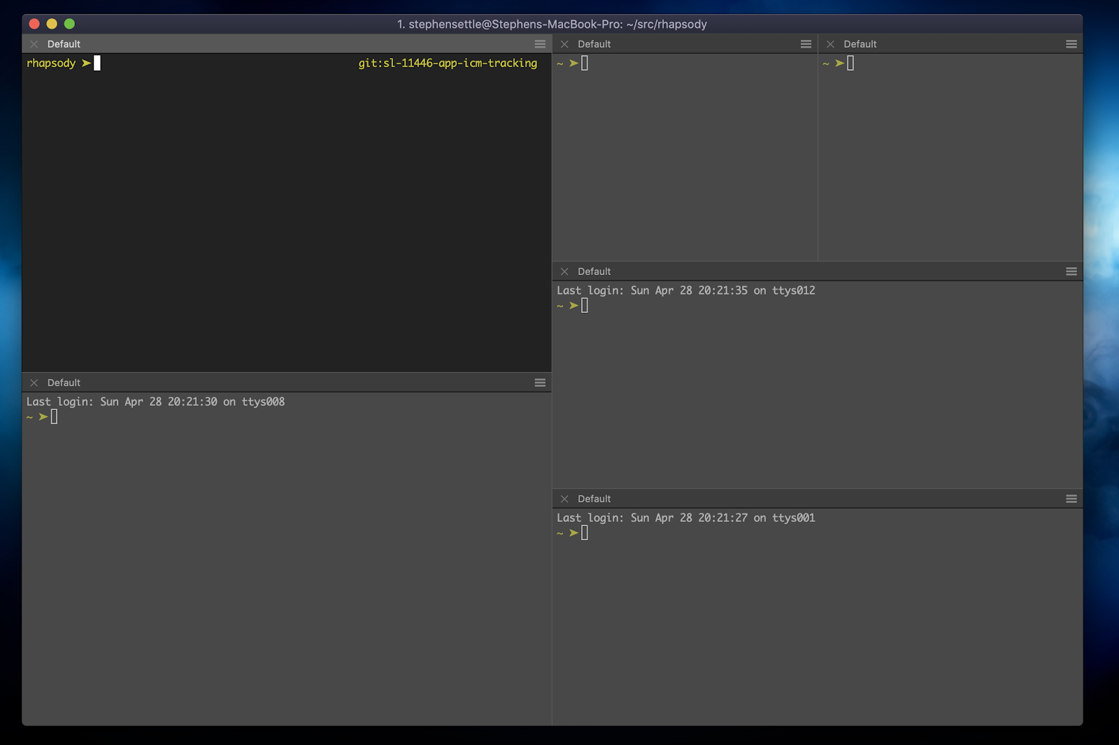 Terminal Management with Tmux Enhanced by Tmuxinator