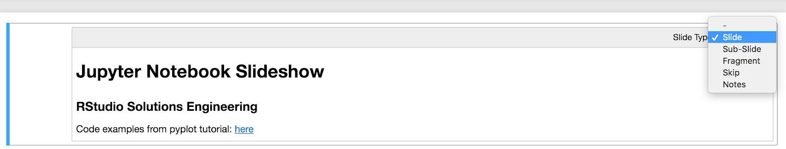 Side by Side :: Jupyter Notebook Slideshows on RStudio Connect | by Kelly O'Briant | RStudio ...