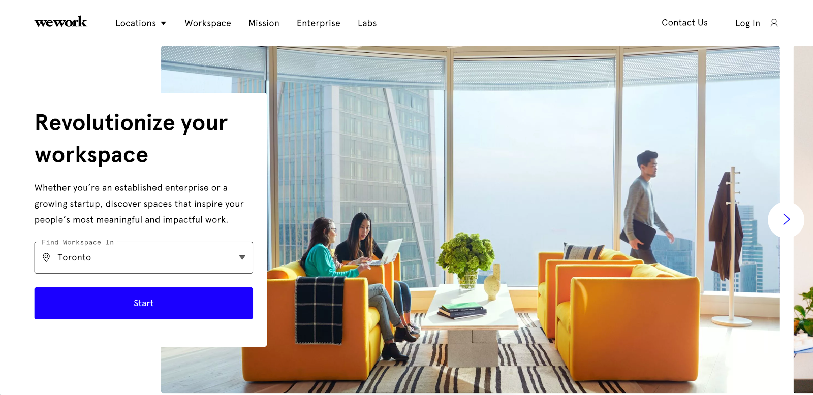 WeWork copywriting: what they say to 1.47 million pageviews every month ...