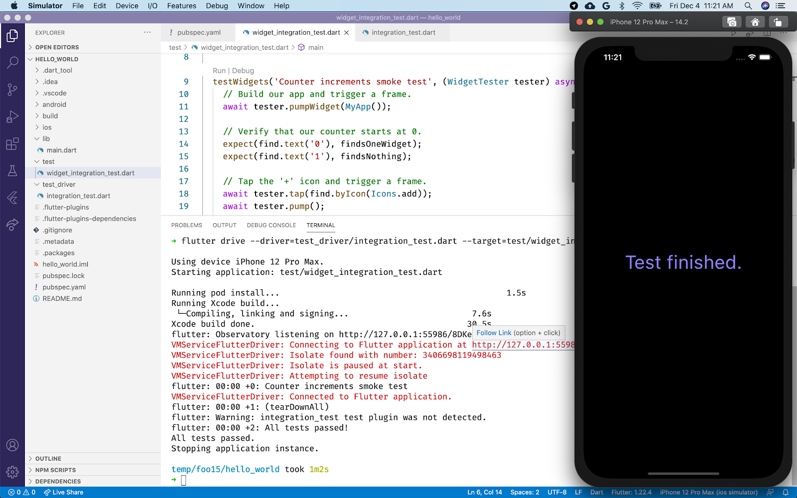 Updates On Flutter Testing Updated Integration Testing That By Chris Sells Flutter Medium 
