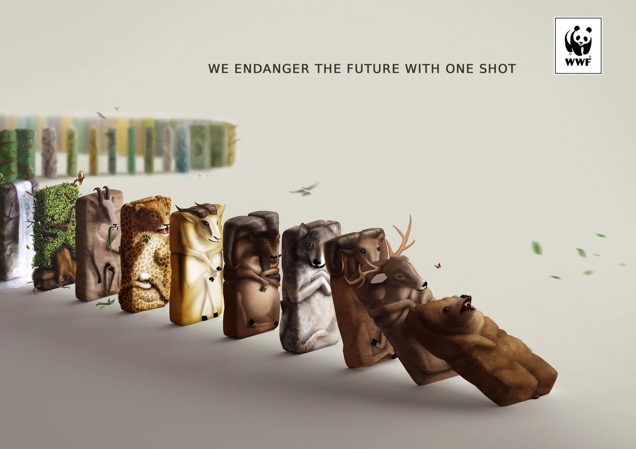 7 Astonishing Print Ads by WWF. Look, be astonished, learn — print ...