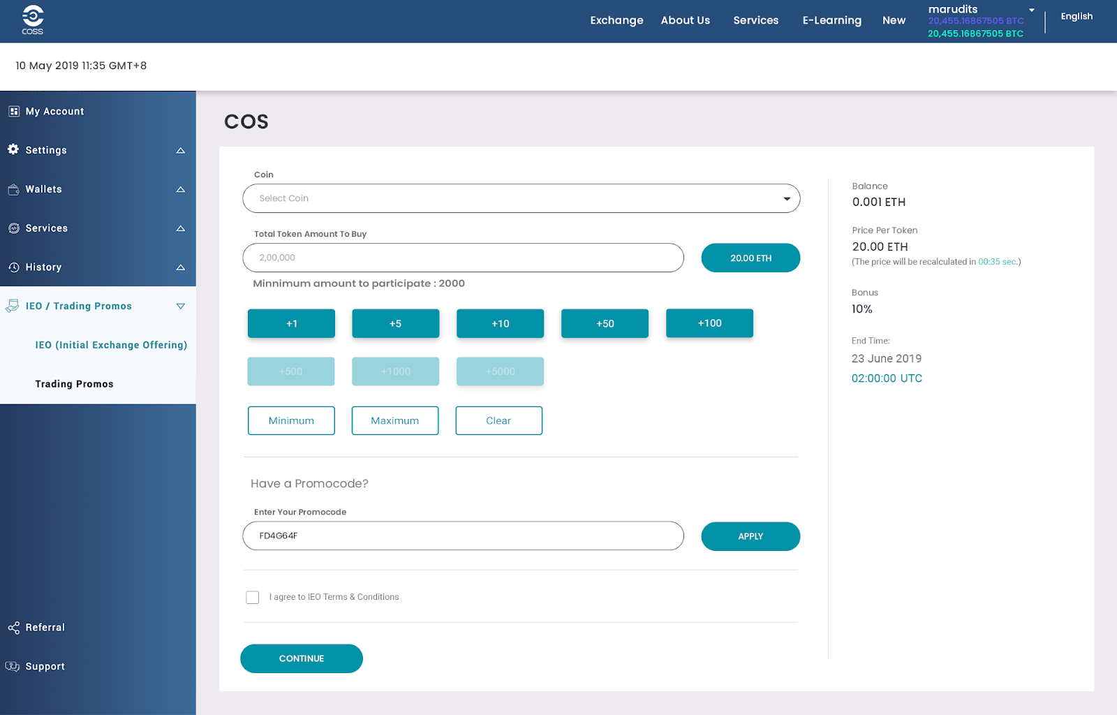 COSS exchange launches its IEO platform ‘Liftoff’ — Here’s what to expect
