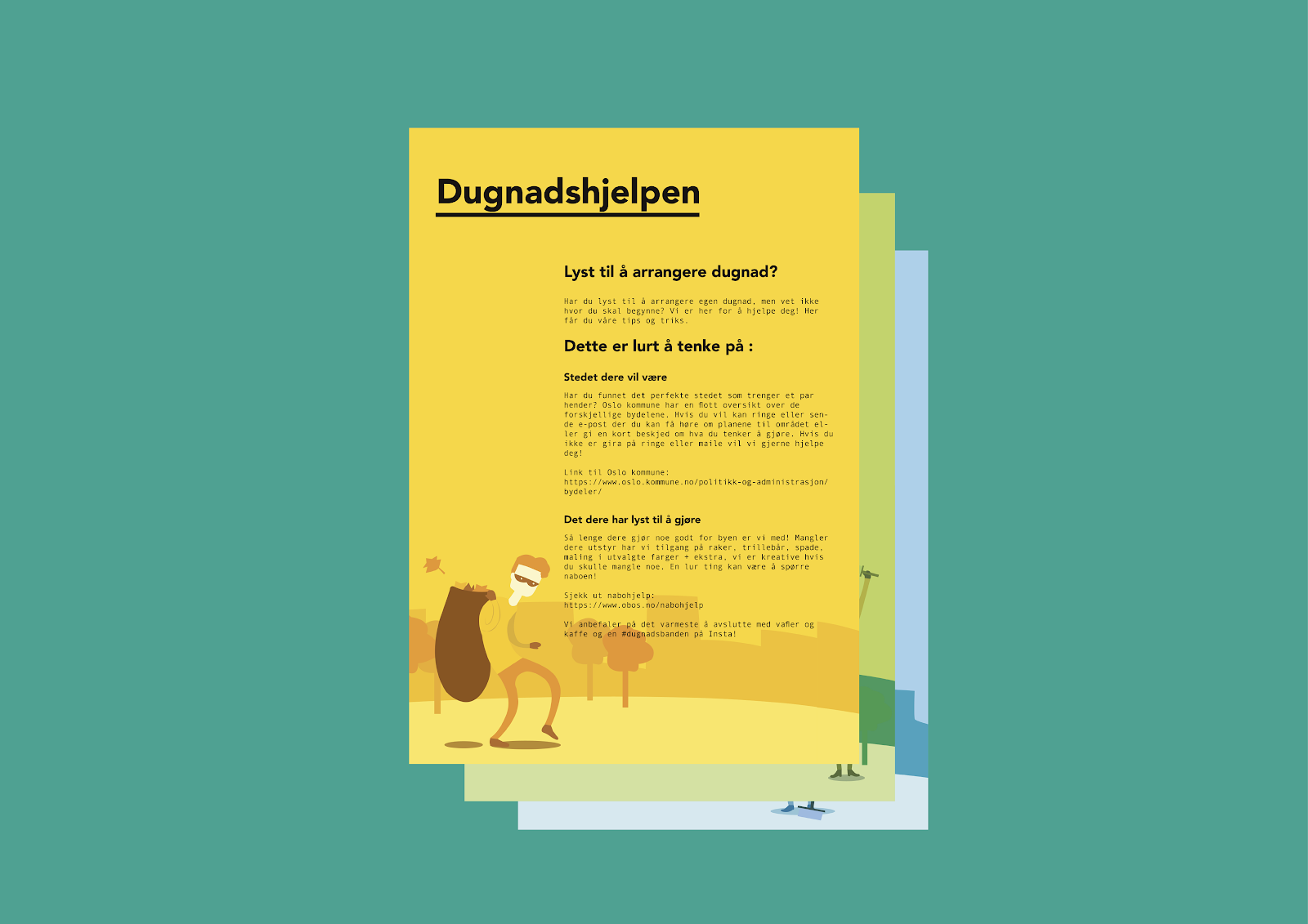 Dugnadsbanden. Celebrating the dugnad spirit! | by Julie Årving ...