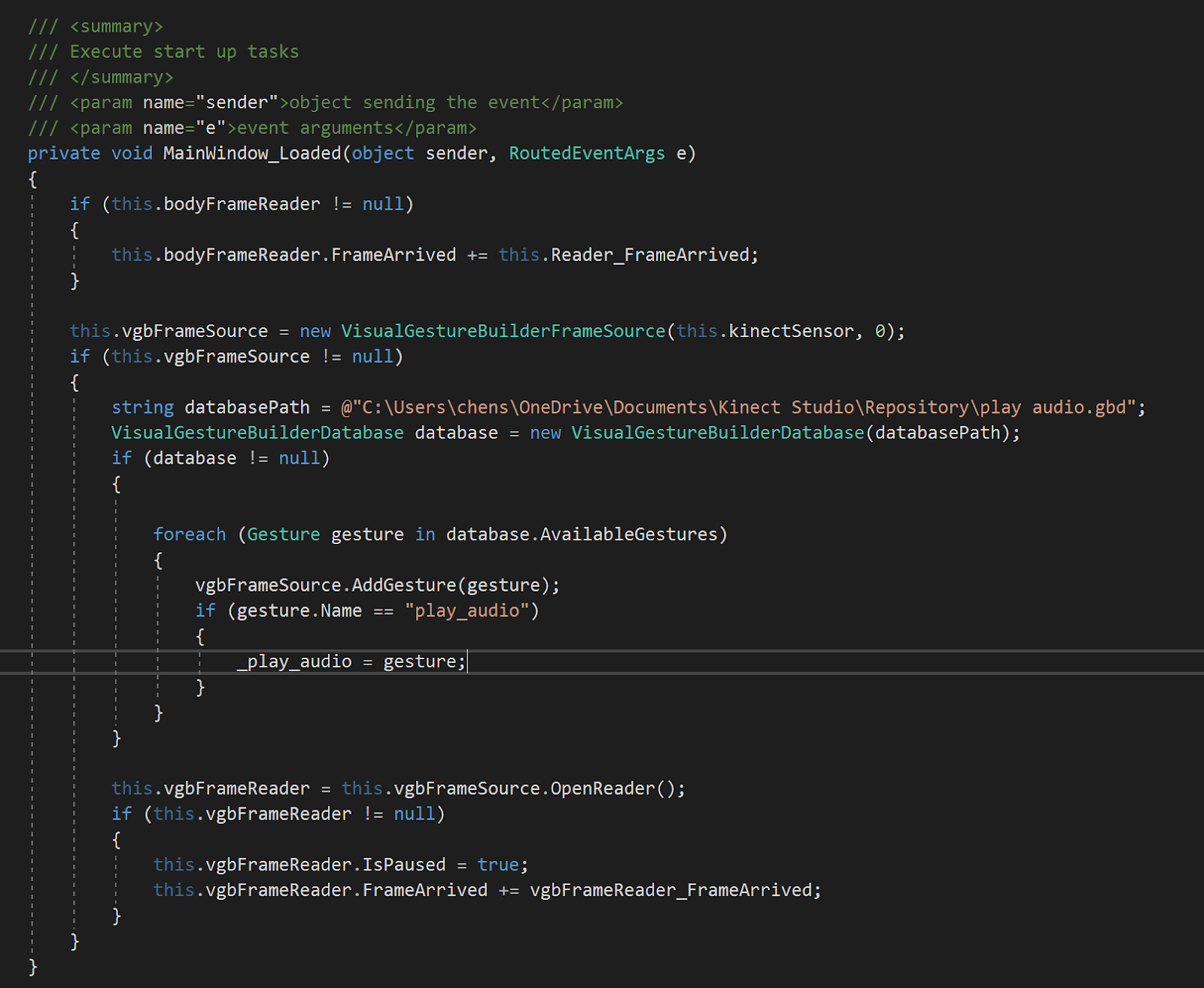 Gesture Commands with Kinect Gesture Recognition | by Leyi Sun | Medium