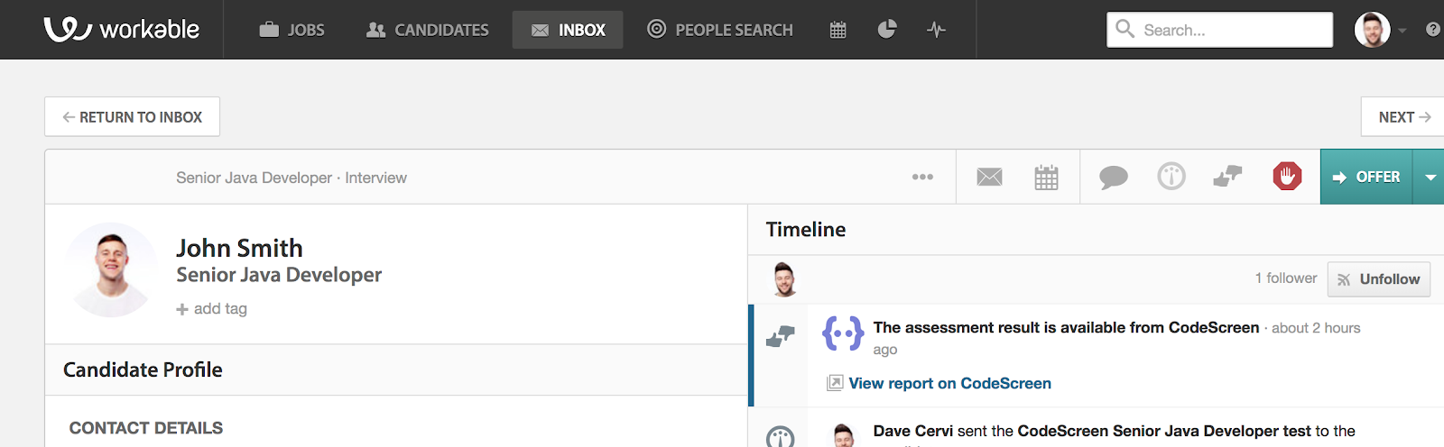 CodeScreen + Workable is now live! | by Dave Cervi | CodeScreen.dev | Medium