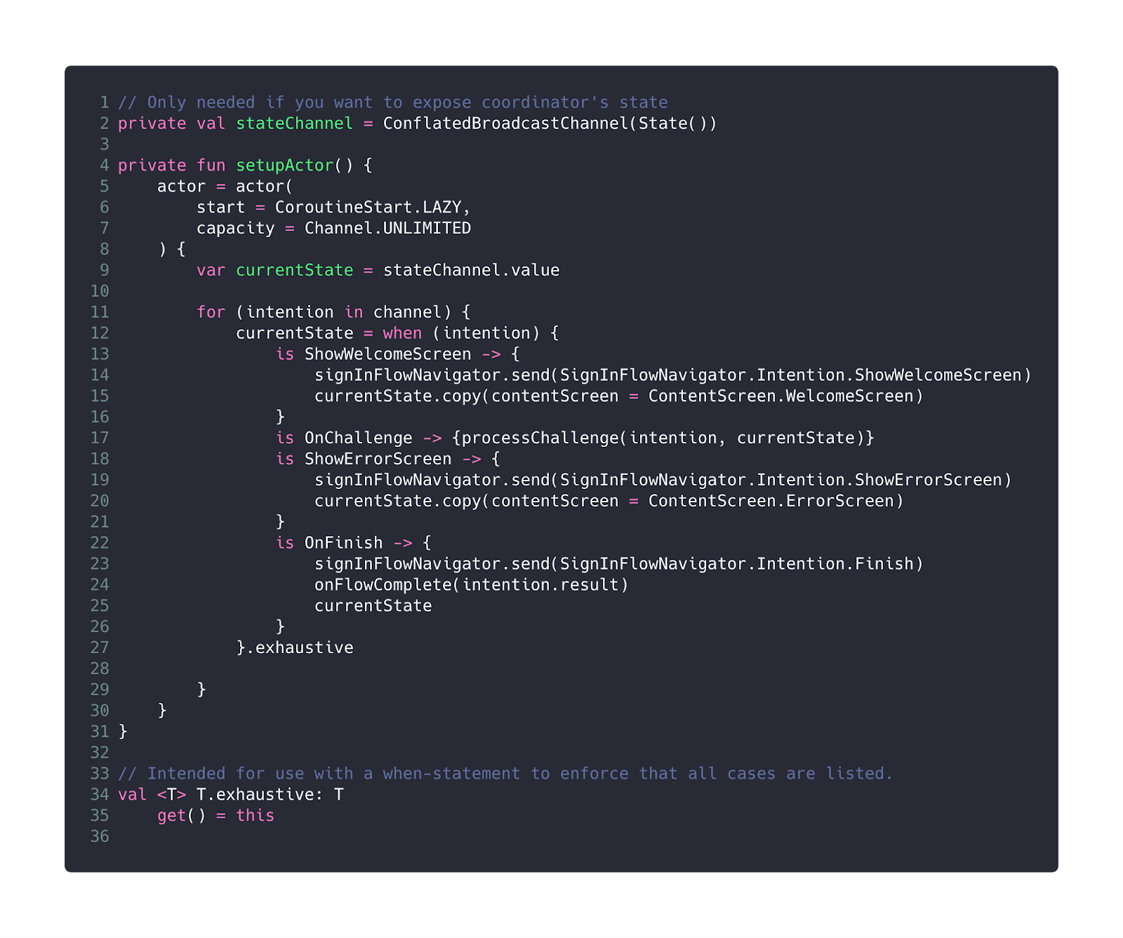 Coordinator Pattern in Android with Kotlin Coroutines