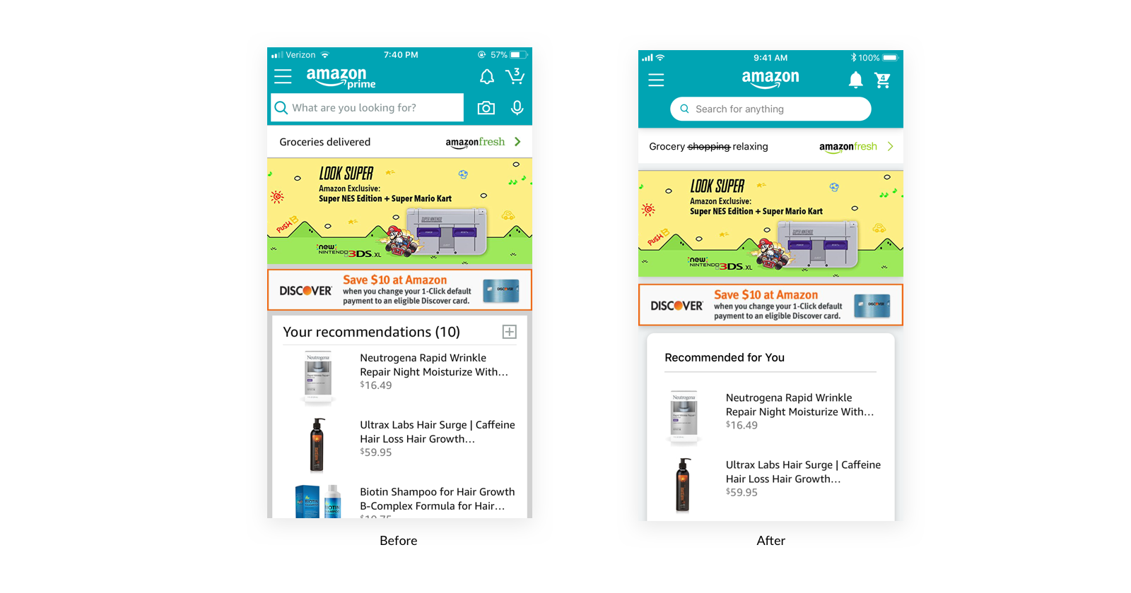 A private Amazon shopping experience | by Zack Hargett | UX Collective