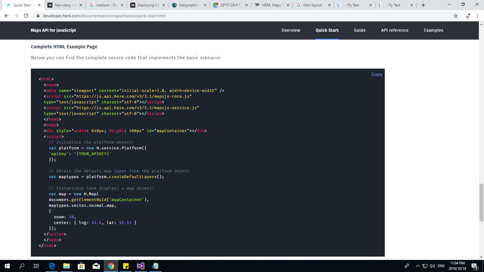 HOW TO CREATE A here MAP IN YOUR ASP.Net MVC APP? | by Sibongiseni ...