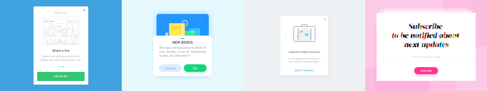A Small Collection of Modal Window Designs | by Freebie Supply ...