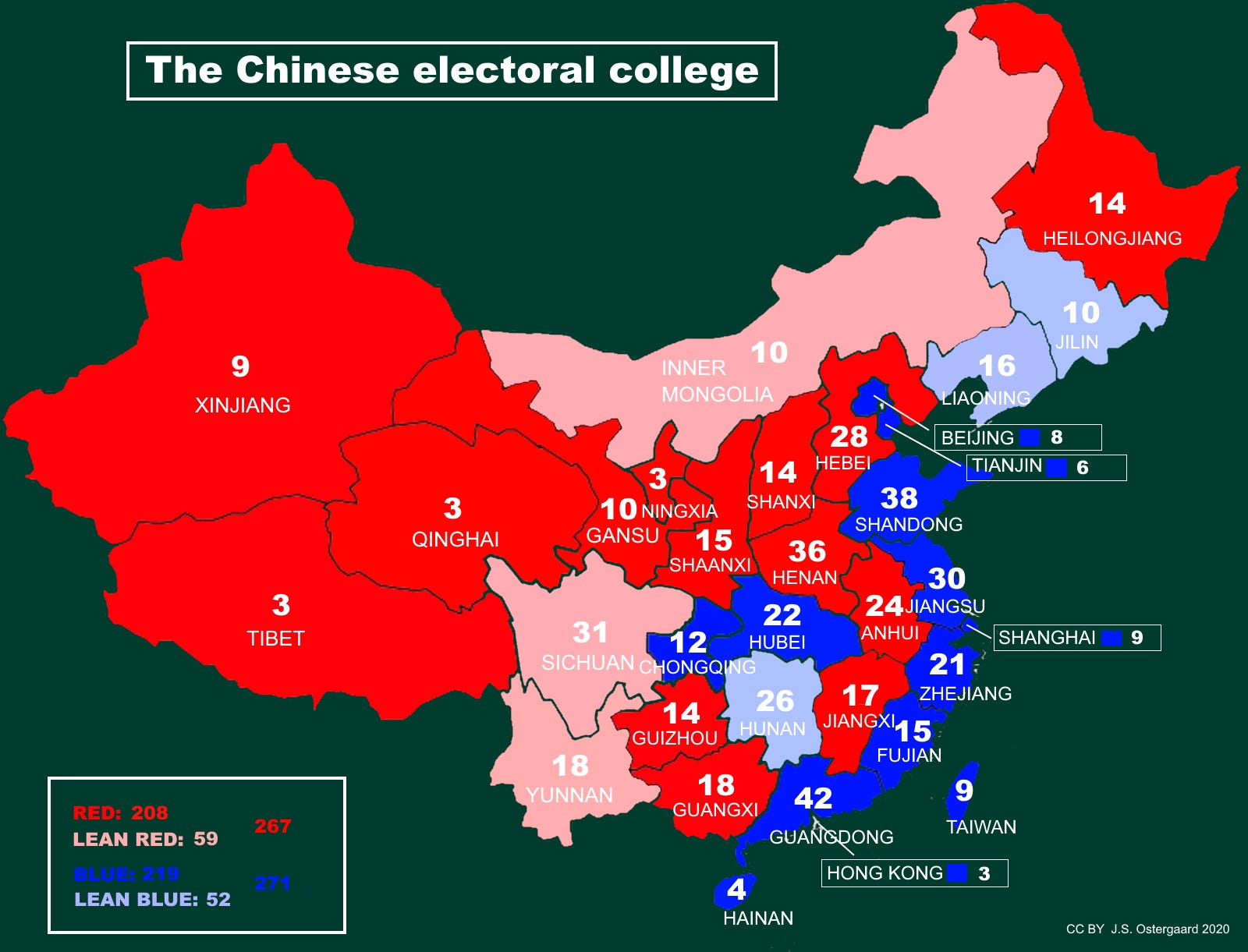 What if China had an electoral college? | by Jacob Stubbe Østergaard ...