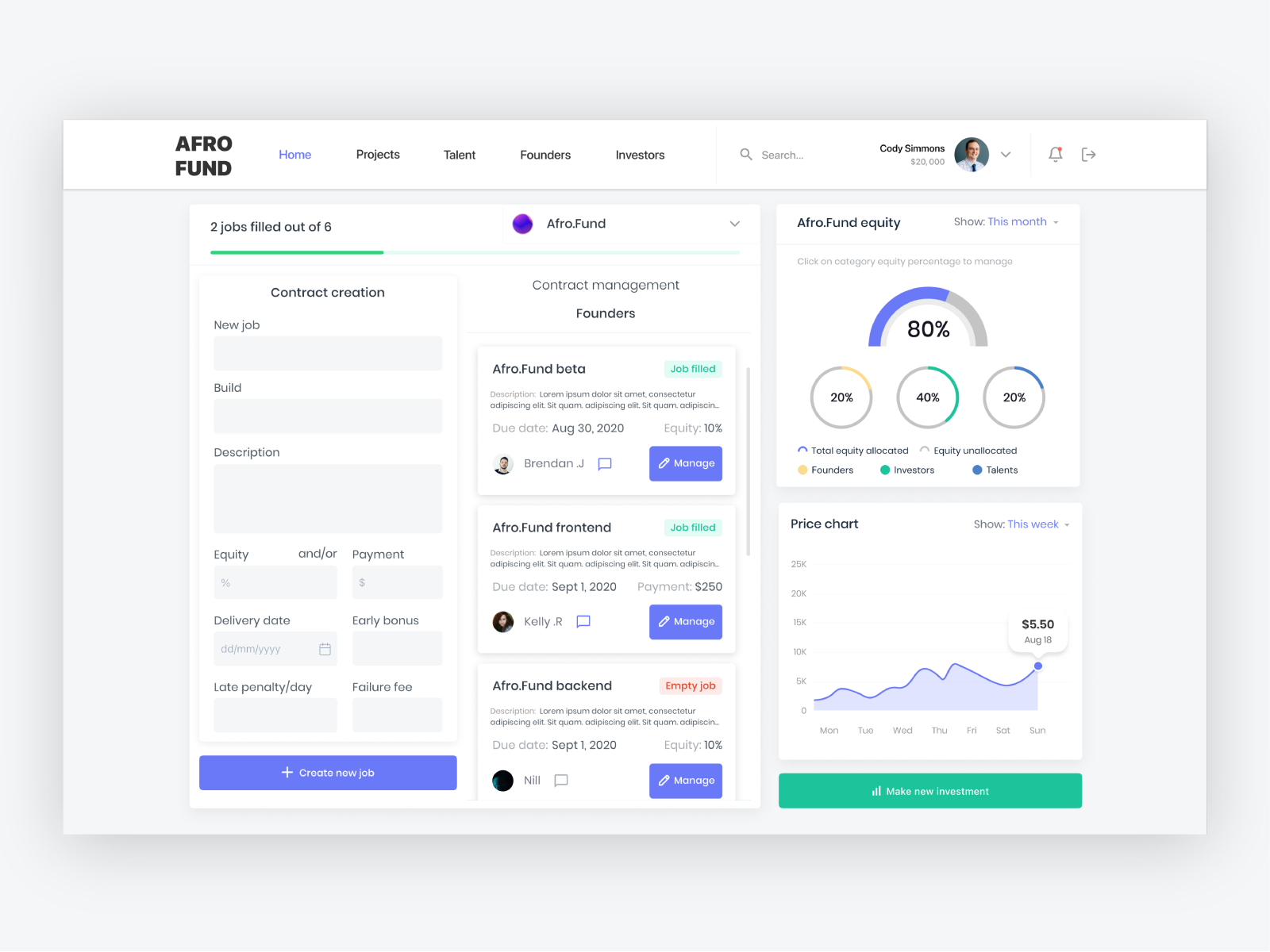 Website Dashboard UI Examples Inspiration 69 | TMDesign