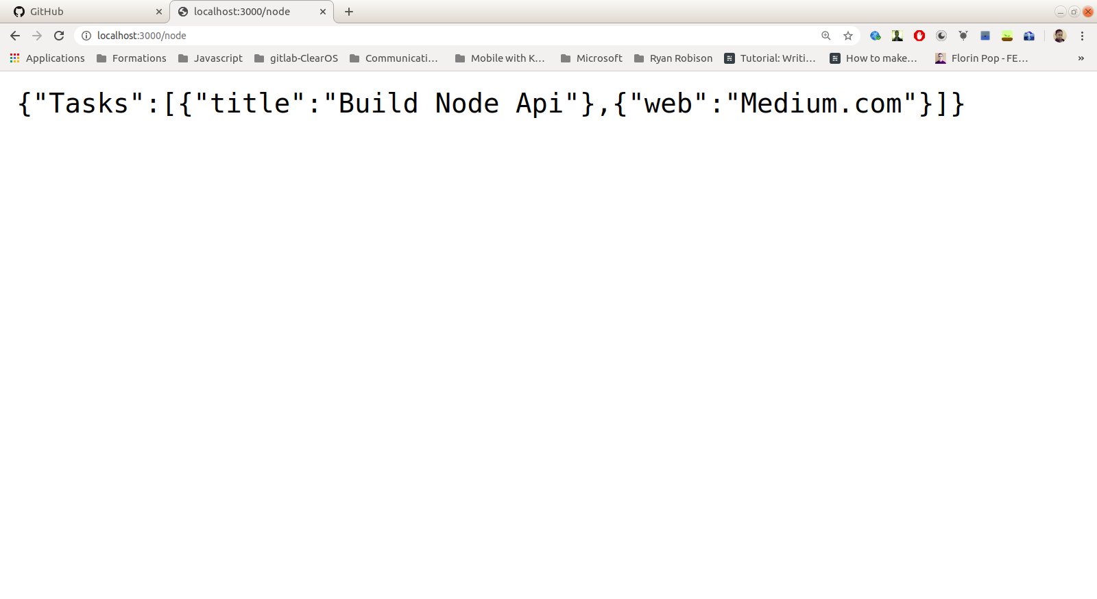 Building an API With Node.js. With the Node.js environment installed ...