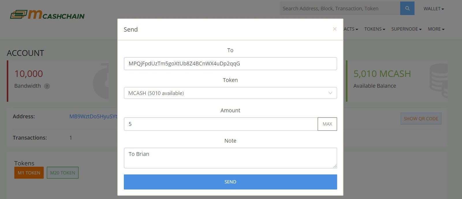 How to send/receive MCASH from Ledger Nano wallet? | by MCash Chain ...