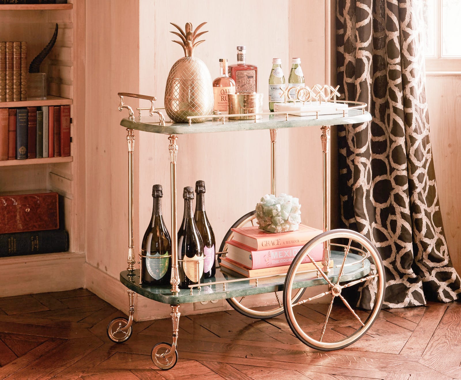 How to Glam Up Your Life with an Incredible Bar Cart | by elizabeth ...