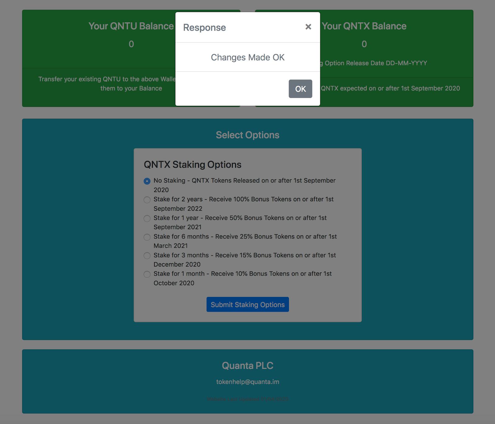 SWAP/Staking过程简介. 0.简介 | by Quanta | Quanta SWAP/Staking 2020 | Medium