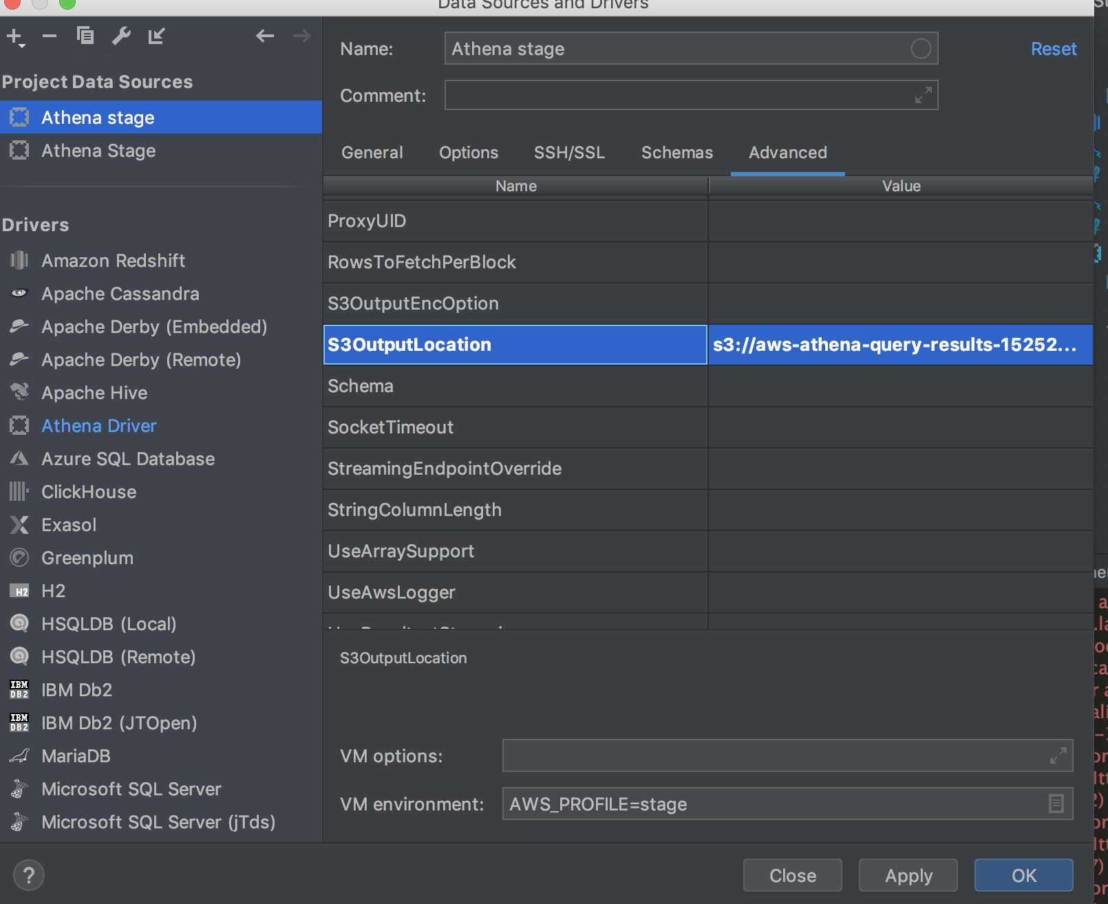 Configure JetBrains IntelliJ AWS Athena data source using JDBC driver | by Krzysztof Bednarczyk ...