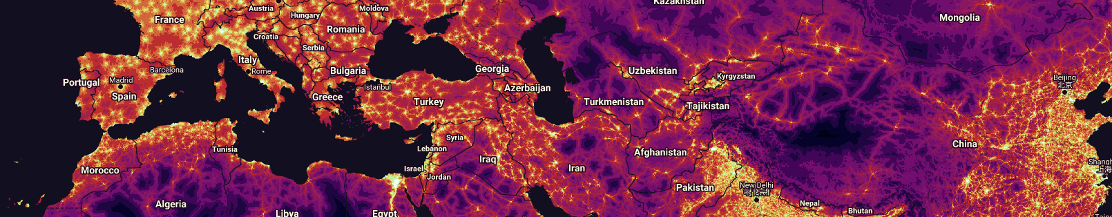 Global map of access to cities published by Nature. | by Camellia ...