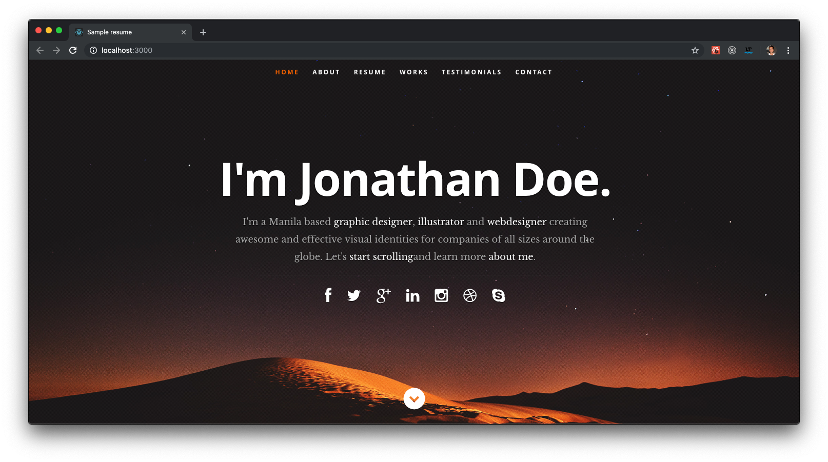 Portfolio hecho en ReactJs publicado con GitHub Pages | by Leonardo ...
