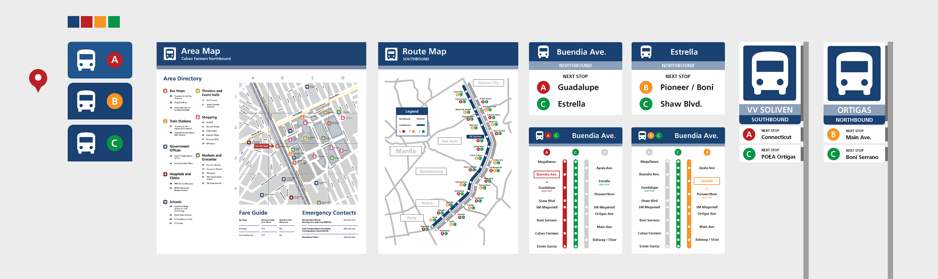A Redesign of Bus Stops and Signage in Metro Manila | by Philip Cheang ...