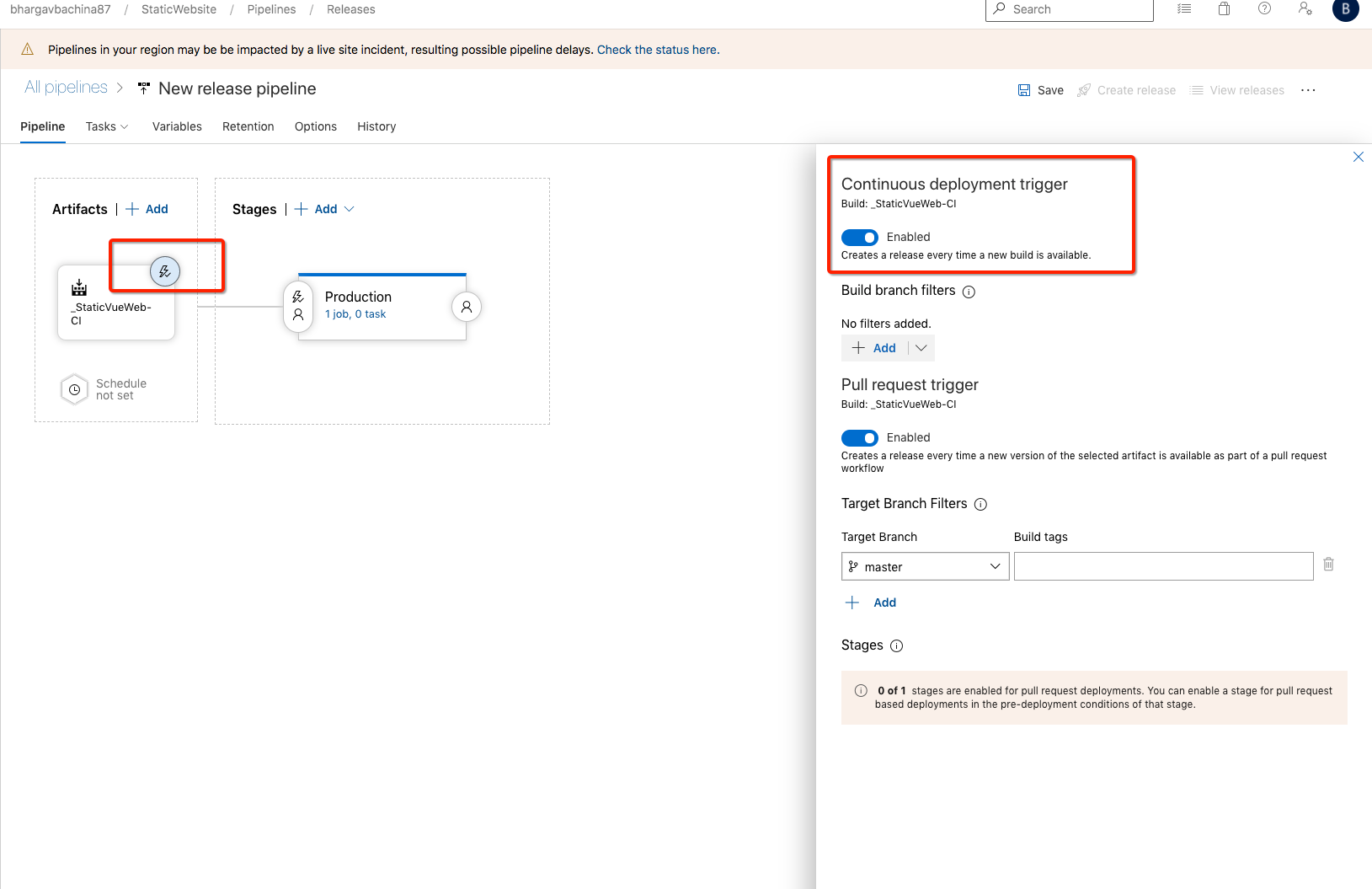 How To Build Cicd For Static Vuejs App Using Azure Devops By Bhargav Bachina Bachina Labs