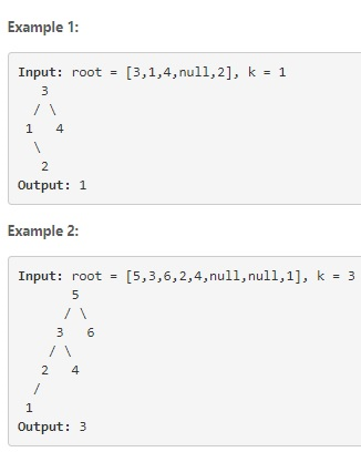 Kth Smallest Element in a BST. Given a binary search tree, write a ...