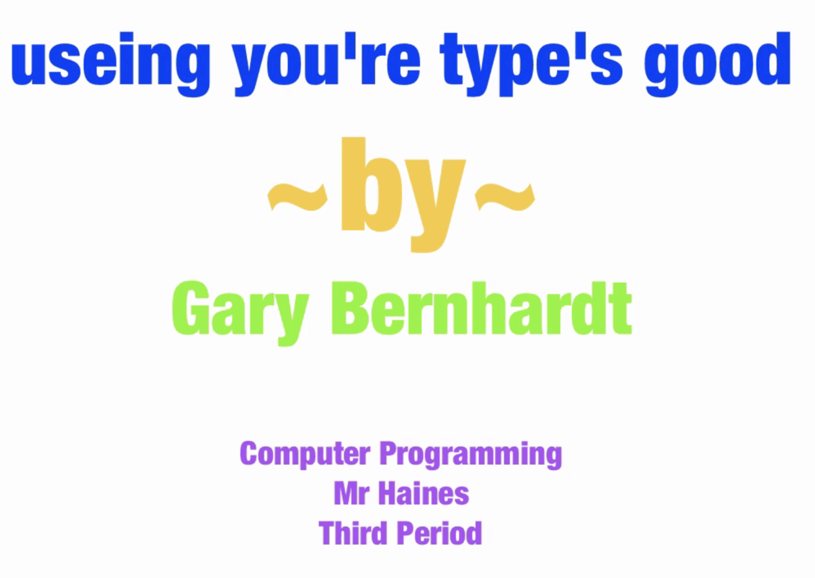 The WHY behind the WAT: An explanation of JavaScript’s type system