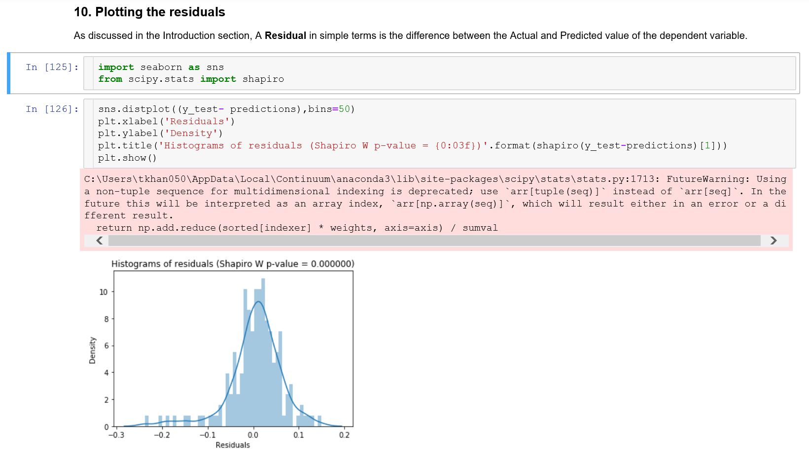 Predicting Graduate Admissions using Multiple Linear Regression