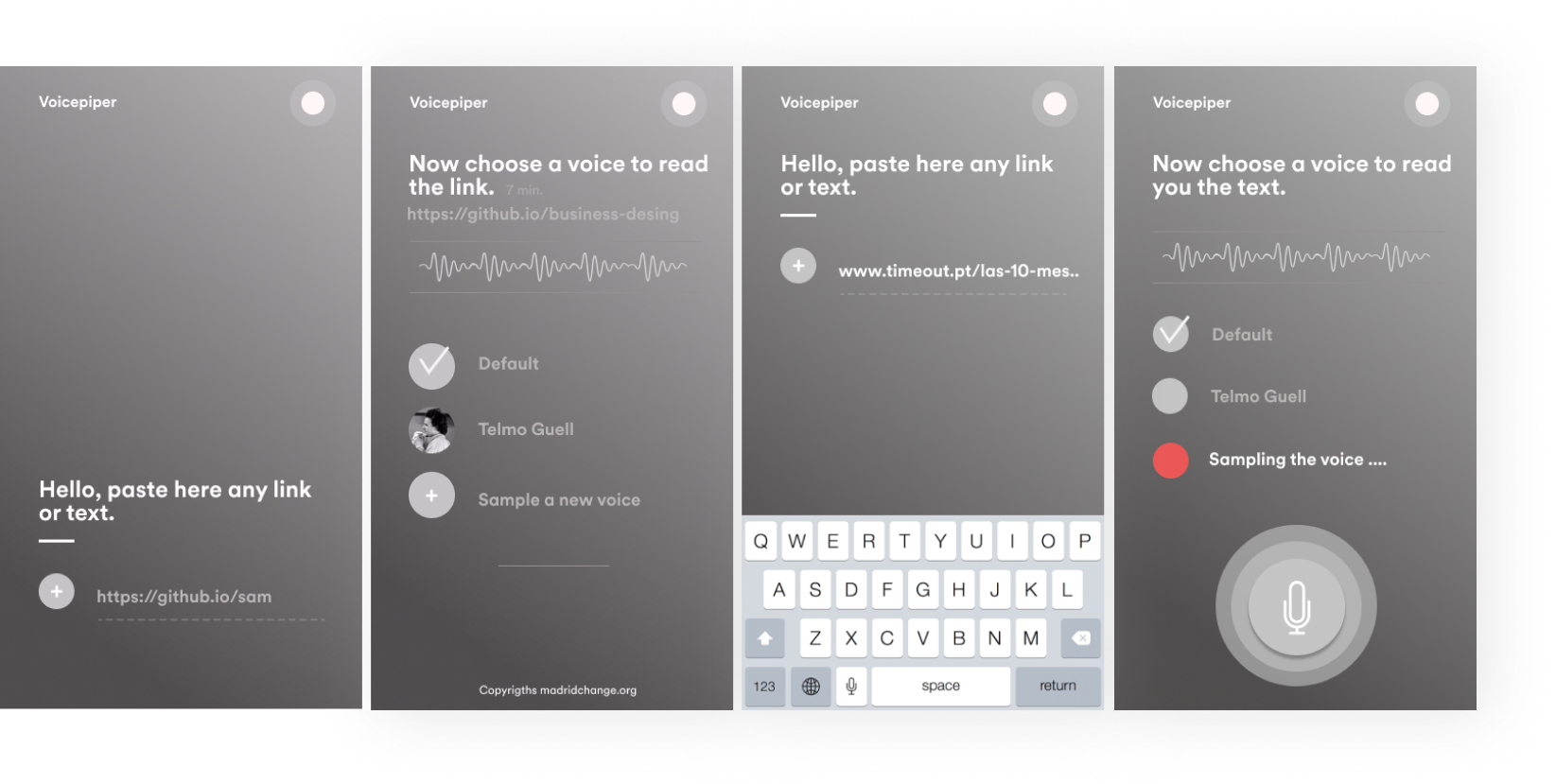 Voicepaper.io IA text to speech kit design. | by Telmo Güell | The New ...