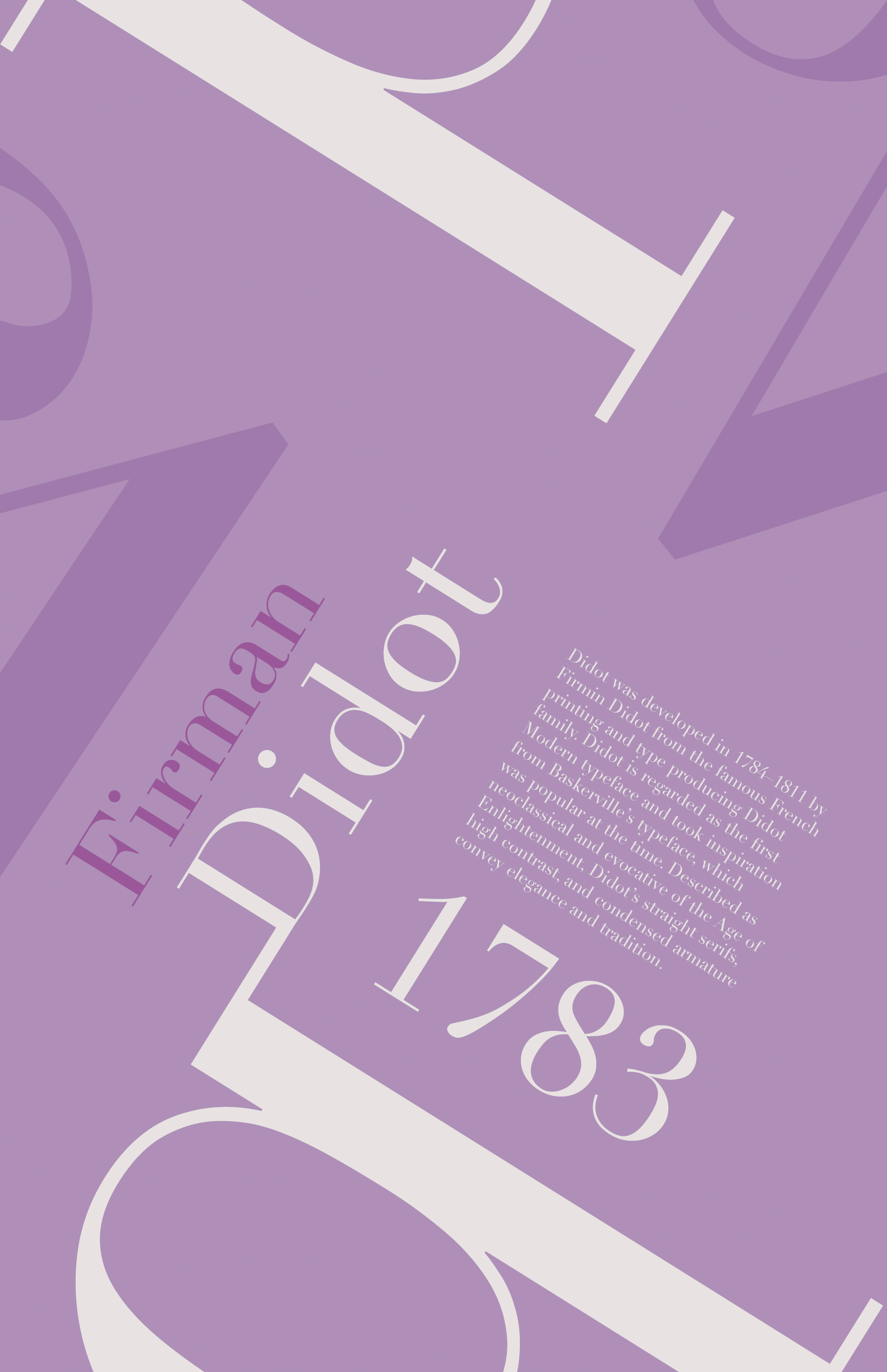 Didot: Type Specimen Poster. Communication Design Fundamentals… | by ...